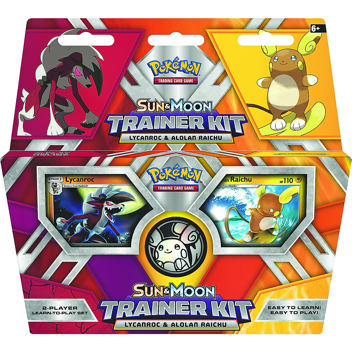 Pokémon TCG: Sun & Moon Trainer Kit Lycanroc & Alolan Raichu Card Game