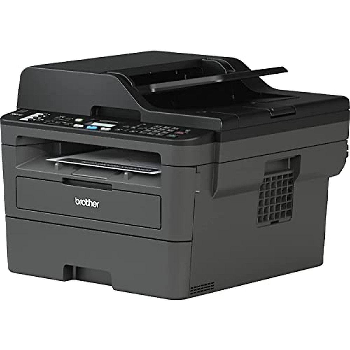Brother MFC-L2710DW Wireless All-in-One Monochrome Laser Printer for Home Office, Black - Print Copy Scan Fax - 32 ppm, 2400 x 600 dpi, 50-Sheet ADF, Auto Duplex Printing, Voice Activated, Ethernet
