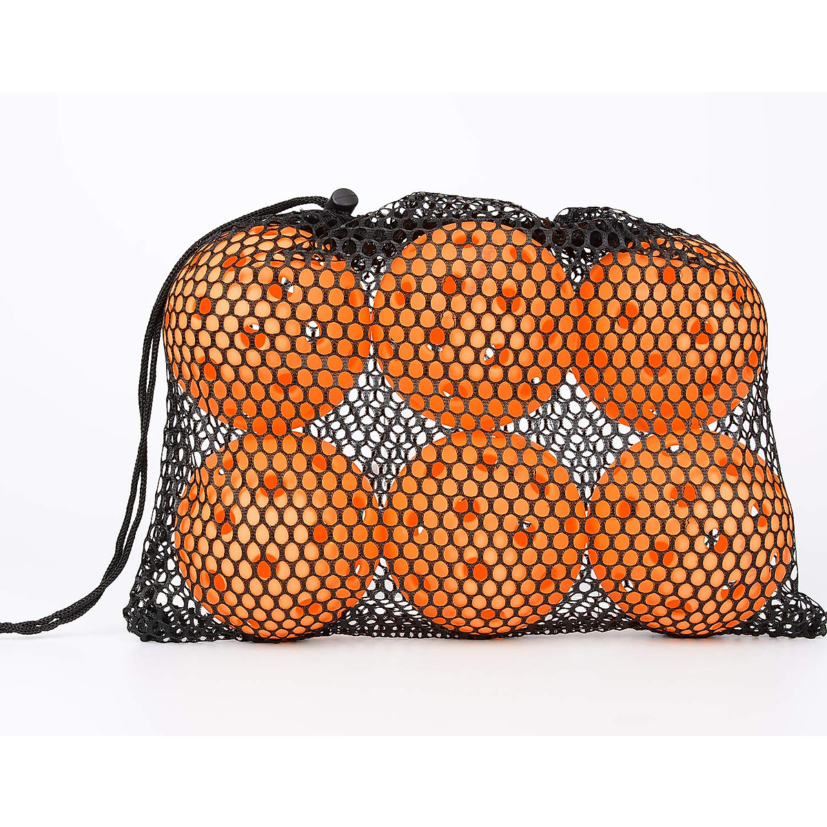 JoncAye Pickleball-Balls 6 Pack, Orange Indoor-Pickleballs USAPA Compliant, Pickle-Balls with Bag, Accessories for Pickleball-Paddle-Set, Gifts for Pickleball Lovers