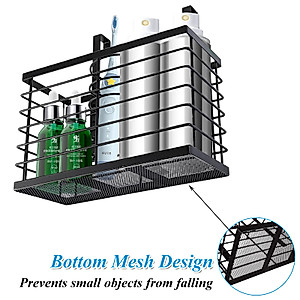 LOYORTY 2PCS 3-in-1 Hair Dryer Holder Adjustable Height, Wall Mounted/Cabinet Door Hair Tool Organizer, Blow Dryer Holder for Hair Dryer, Flat Iron, Curling Iron, Hair Straightener