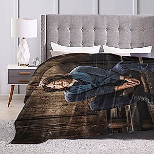 The Walking Dead Daryl Dixon Blanket Soft Plush Throw Blanket - Super Fuzzy Fleece Blanket for Couch Bed Sofa All Season 60"X50"