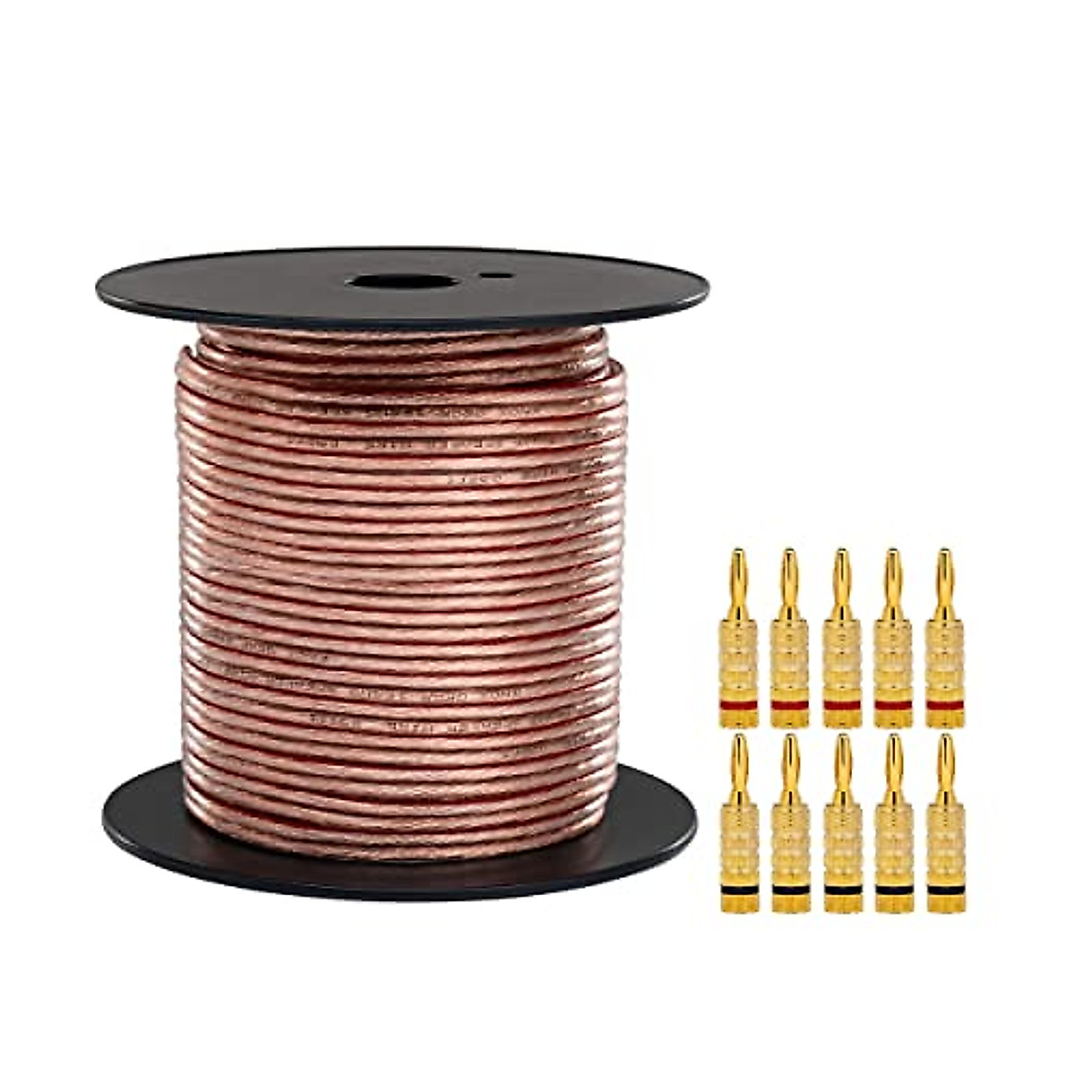 Sony STR-AN1000 7.2 Channel 8K AV Receiver with Dolby Atmos, DTS:X Bundle with Sony SSCS5 3-Way 3-Driver Bookshelf Speakers and 16AWG Speaker Wire kit (3 Items)