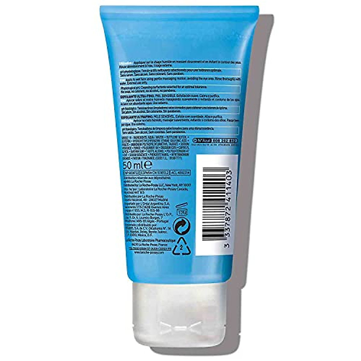 La Roche-Posay Ultra-Fine Scrub for Sensitive Skin, Gentle Exfoliating Face Wash with Ultra-Fine Pumice Particles to Remove Dead Skin, Safe For Sensitive Skin