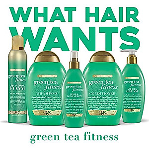 OGX Active Beauty Green Tea Fitness Dry Shampoo Foam, 5 Ounce