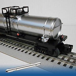 6-65042 Steel Track Pins for Lionel O-27 Scale, Train Track Connector Pins Train Lock on 3 Rail Tubular, 0.1'' Diameter and 1'' Height, Pack of 12