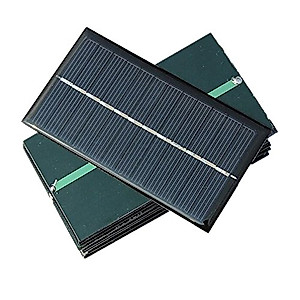 1X 6V 1W 110x60mm Micro Mini Power Small Polycrystalline Solar Cell Panel Module for DIY Solar Light Phone Battery Charger Toy Flashlight (1)