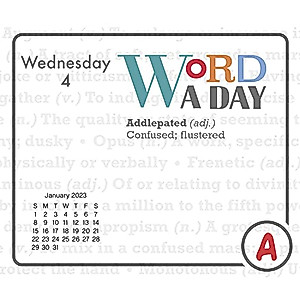2023 Word a Day Day-at-a-Time Box Calendar