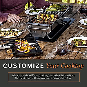 Hickory Summit Hibachi Grill Outdoor - Yakitori Grill - Japanese grill tabletop charcoal grill - konro grill - binchotan grill japanese bbq