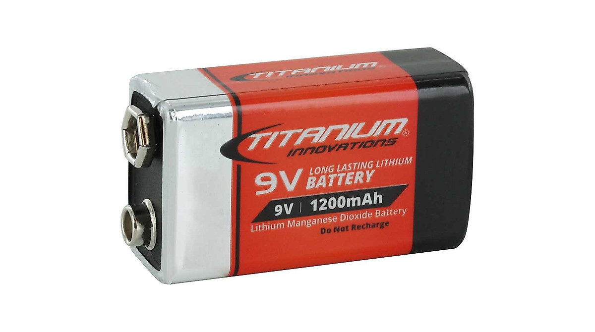 TITANIUM INNOVATIONS 9V Lithium Batteries - 10 Pack