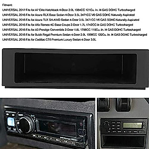 SIGRID Universal Car Double 1 Din Dash Cup Holder Storage Box Plastic for Stereo Radio