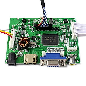 HDMI VGA 2AV LCD Controller Board for 15.6 inch LP156WH1 LTN156AT01 N156B3 B156XW01 1366x768 30Pins LCD Display