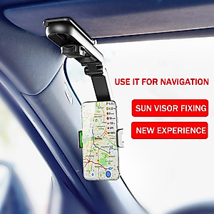 Vangoddy Sun Visor Dashboard Car Phone Mount Compatible with Motorola Edge (2023), Razr Razr+ (2023), ThinkPhone, Moto G 2023, G Power Stylus, G Play