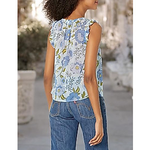 Steve Madden Apparel Women's Loretta Top, Vintage Blue, Medium