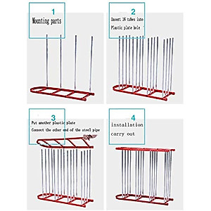 DINGZZ Assemble Simple Dormitory Shoe Racks, Dormitory Storage Plastic Racks Multi-Layer Homes Save Space