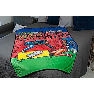 JUST FUNKY Snoop Dogg Doggystyle Album Cover Large Fleece Throw Blanket | Official Snoop Dogg Throw Blanket | Collectible Rap Music Throw Blanket | Measures 60 x 45 Inches