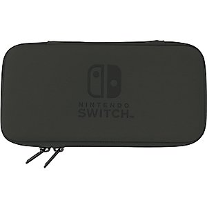 Nintendo Switch Lite Slim Tough Pouch (Black) By HORI - Officially Licensed By Nintendo