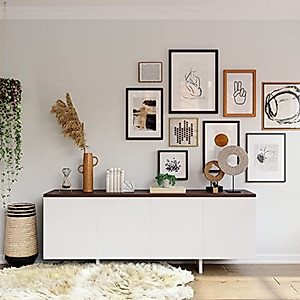 32-Pairs(64 Strips) Medium Picture Hanging Strips Heavy Duty, Hook and Loop Tape, Picture Hanger Damage Free, Water-Resistant Adhesive Strips for Frame Hanging and Christmas Decorations