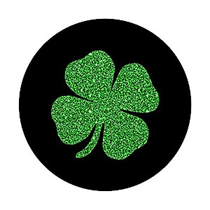St. Patrick's Day Lucky Charm Green Irish Clover Shamrock PopSockets PopGrip: Swappable Grip for Phones & Tablets
