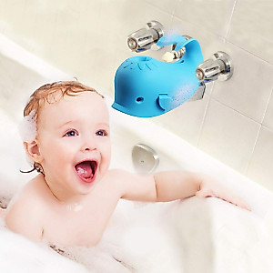Bath Spout Safety Cover - Blue Whale