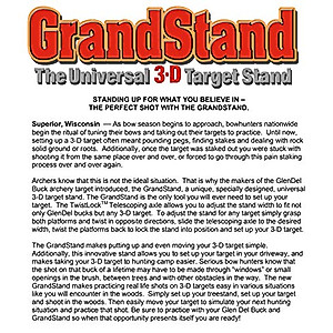 Shooter Grandstand - Universal Adjustable 3D Archery Target Stand