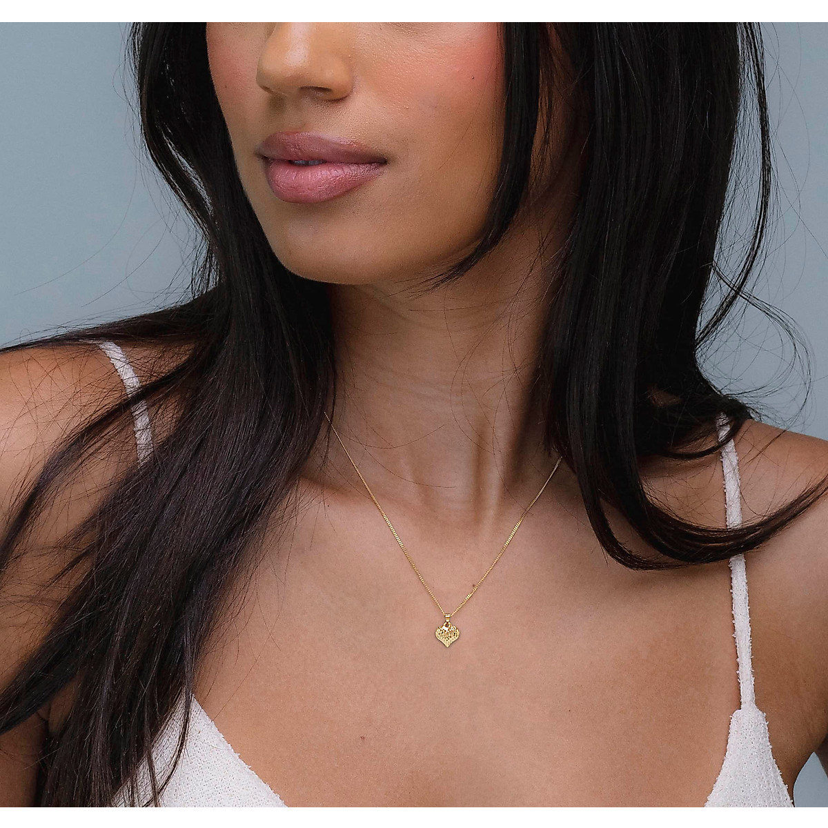 Charm America - Gold Puffed Heart Charm - 14 Karat Gold - High Polish Diamond-Cut Heart Pendant - 3D Heart Jewelry - Great For Gifts (Small)