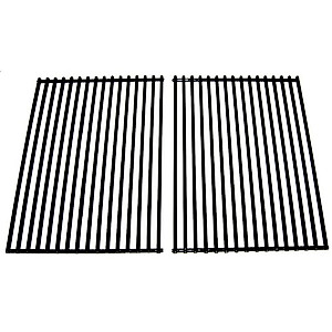 Music City Metals 56202 Porcelain Steel Wire Cooking Grid Replacement for Select BBQ Grillware and Steelman Gas Grill Models, Set of 2
