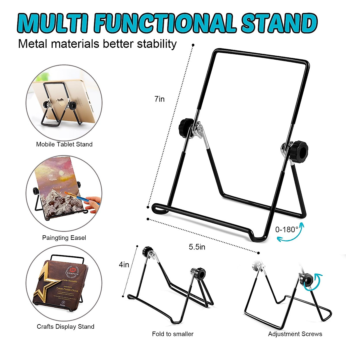 Acrylic Paint Set for Kids, Art Painting Supplies Kit with 12 Paints, 5 Canvas Panels, 8 Brushes, Table Easel, Etc, Premium Paint Set for Students, Artists and Beginner.