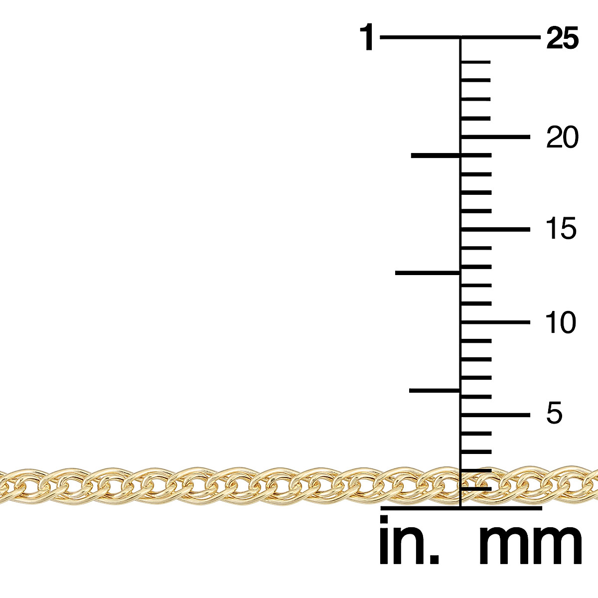 Kooljewelry 10k Yellow Gold 2.3 mm Link Chain Anklet (adjusts to 9 or 10 inch)