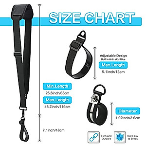 TIANAO Long Trimmer Strap, Reliable Shoulder Strap, Weed Eater Strap That Can Ease Your Work, Compatible with Leaf Blower/String Trimmers/Hedge Trimmer/Multi Head System/Blower.