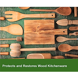 Verdana Organic Cutting Board Oil – Food Grade Kosher Non-GMO – 100% Coconut Derived & Vegan - Butcher Block Oil & Conditioner and Polish for All Wood – NO Mineral Oil Involved – 8 Fl Oz