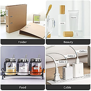 yugyet Mini Lable Maker Bluetooth Thermal Printer Portable with One Label Sticker Roll USB Rechargeable White