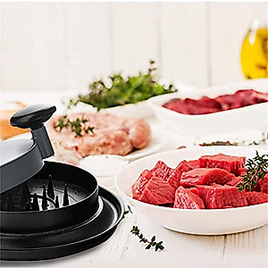 Chicken Shredder, Alternative to Bear Claws Meat Shredder, Meat Shredding Tool with Handles and Non-Skid Base Suitable for Pulled Pork, Beef and Chicken (Black)