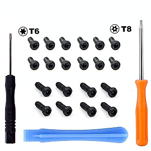 Yoogeer Open Shell Tools Torx T8H T6 Screwdrivers +12x T6 Screws 8xT8H Screws for Open Mod Xbox One Controller