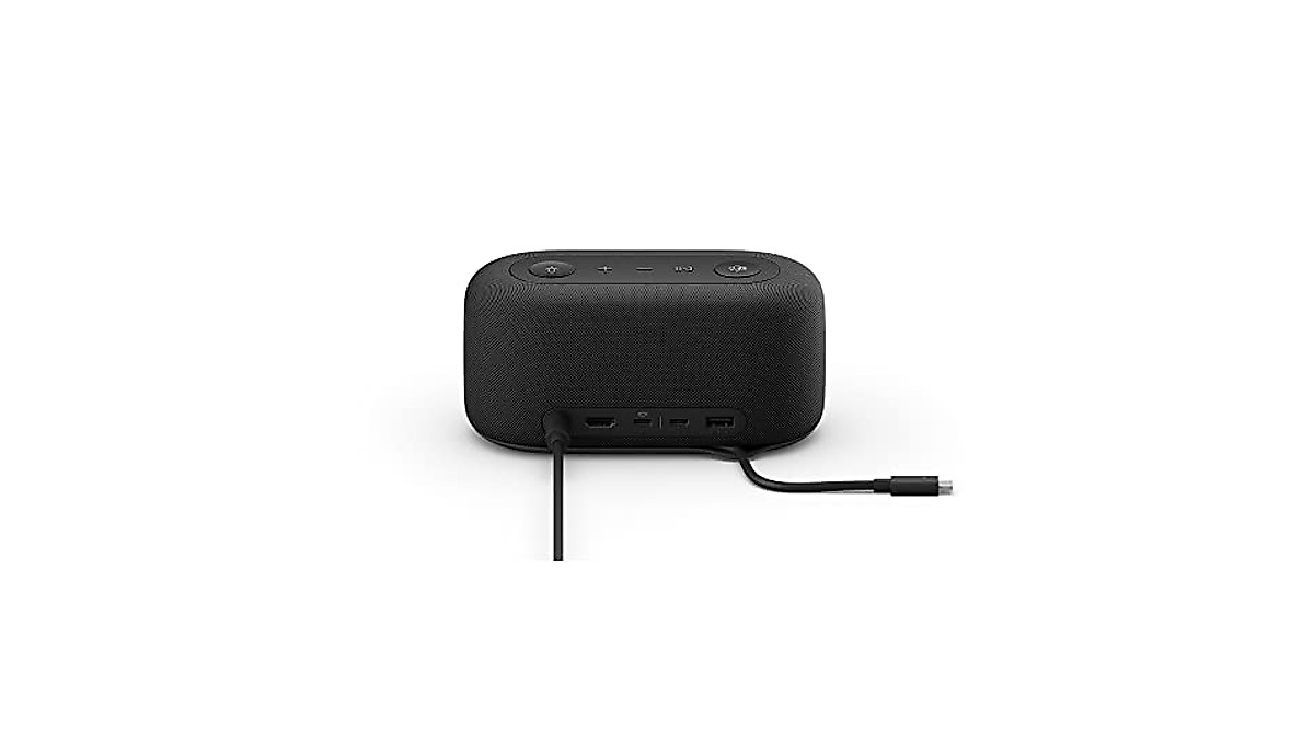 Microsoft Audio Dock: USB-C Hub, Speakerphone & Teams Certified