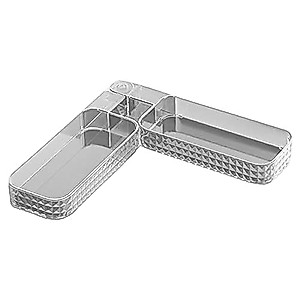 Light Luxury Foldable U-Shaped Shower, U-Shaped Shelf For Bathroom, Multifunctional Wall-mounted U-shaped Rotating Storage Corner Shelf, Punching-Free Storage Rack, Bathroom Shelf