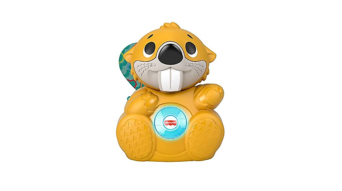 Fisher-Price Linkimals Boppin’ Beaver Toy for Babies - Fun & Educational