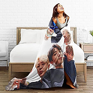 Super Soft Blanket Throw Bedding Flannel Fleece Blankets Fuzz Comfortable for Bed Sofa Kids and Adults 50"x40"