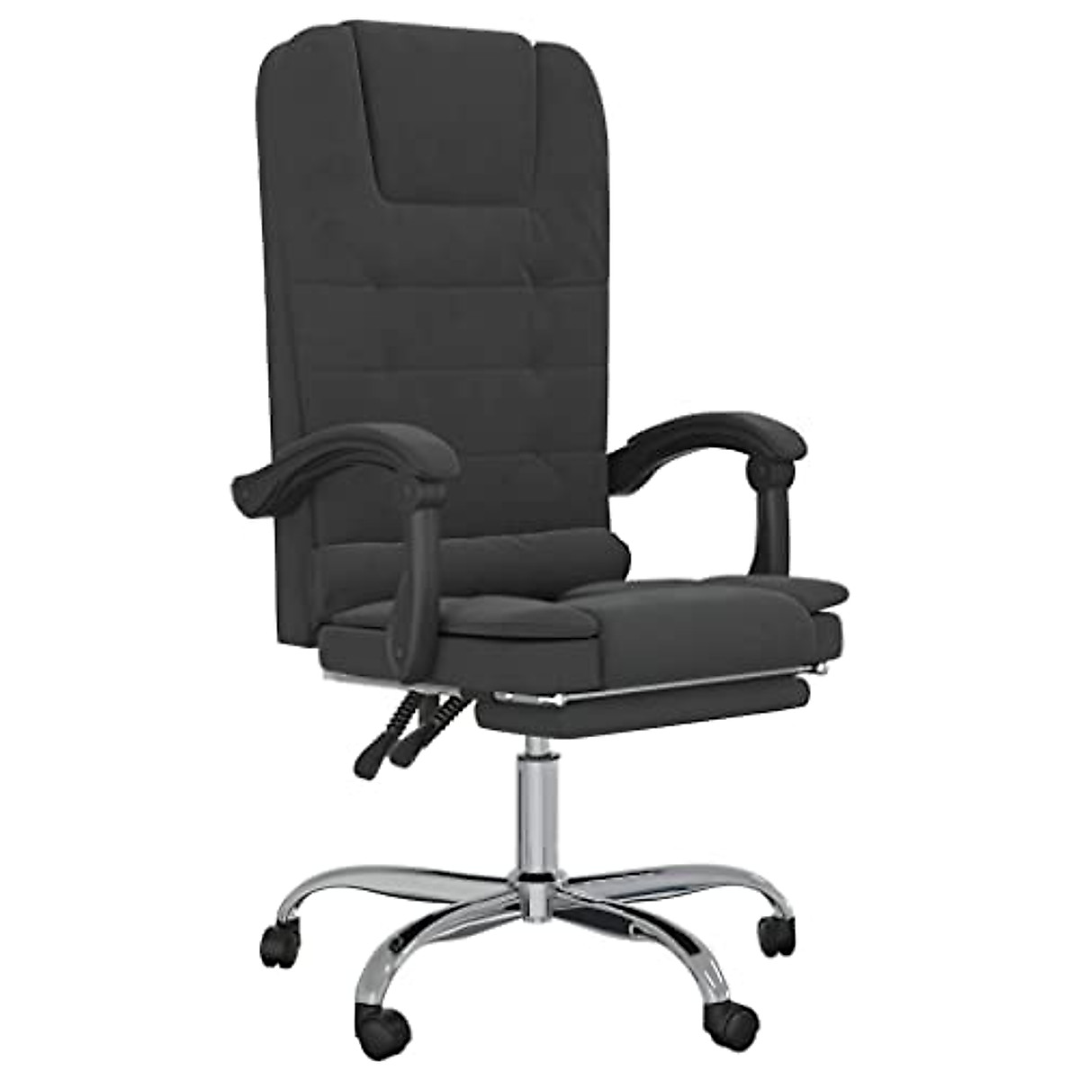WEHUOSIF Massage Reclining Office Chair,Tall Office Chair,Execuive Desk Chair,Rolling Chair,Swivel Stool,Computer Chair,for Living Rooms,Bedrooms,Meeting Rooms,Offices,Black Velvet