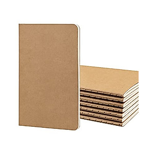 WeLiu Pocket Notebook Mini 8 Pack Notebooks 3.5 x 5.5 Inches Lined Small Journal Memo Notepad