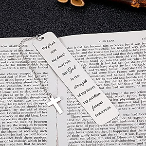 Christian Bookmarks for Women Men Book Markers for Book Lovers Inspirational Religious Gift for Women Bible Bookmarks for Kids Christmas Bible Verse Gift Stocking Stuffers for Sister Church Bulk Gift