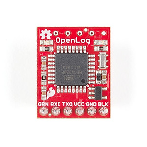 SparkFun OpenLog with Headers Open Source Data Logger ATmega328 VCC Input: 3.3V-12V Preprogrammed ATmega328 and bootloader