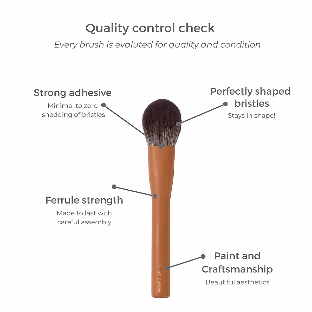 Makeup Brush Set- brush bubble full set makeup brushes for liquid foundation, powders, creams and shadows. 11 Piece Vegan, Silver-infused, soft luxury