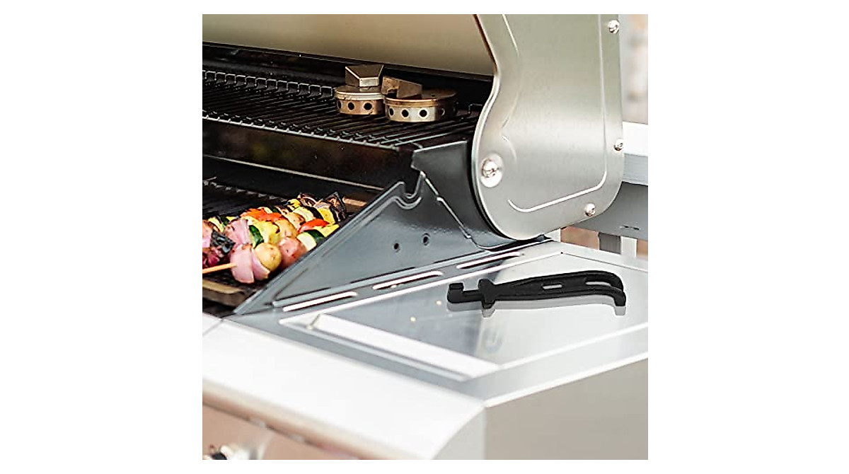 EasiBBQ Cast Iron Grill Grate Lifter - BBQ Made Easy