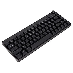 Garsentx Mechanical Gaming Keyboard with 2.4Gzh/BT/USB C Connection, 68 Keys Ergonomic Compact PC Wireless Keyboard with Hot Key RGB Backlit Light for Gaming Office (Red Shaft)