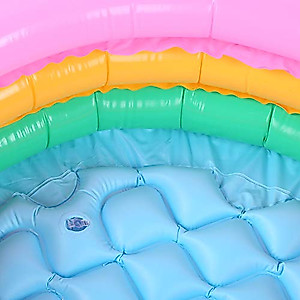 Children Soft Inflatable Swimming Pool Swimming Pool Kids Boy Pool for Outdoor Garden Cartoon Baby Pool Thicken(Small)
