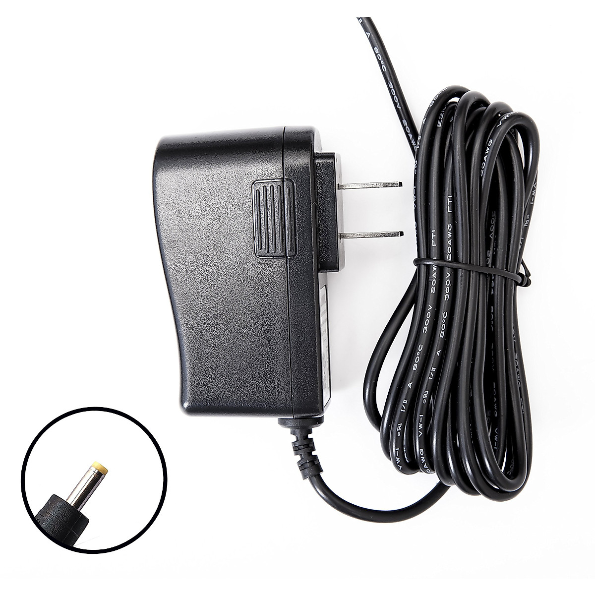 OMNIHIL 8 Feet AC/DC Power Adapter Compatible with O2-Cool 10-Inch Portable Fans Power Supply