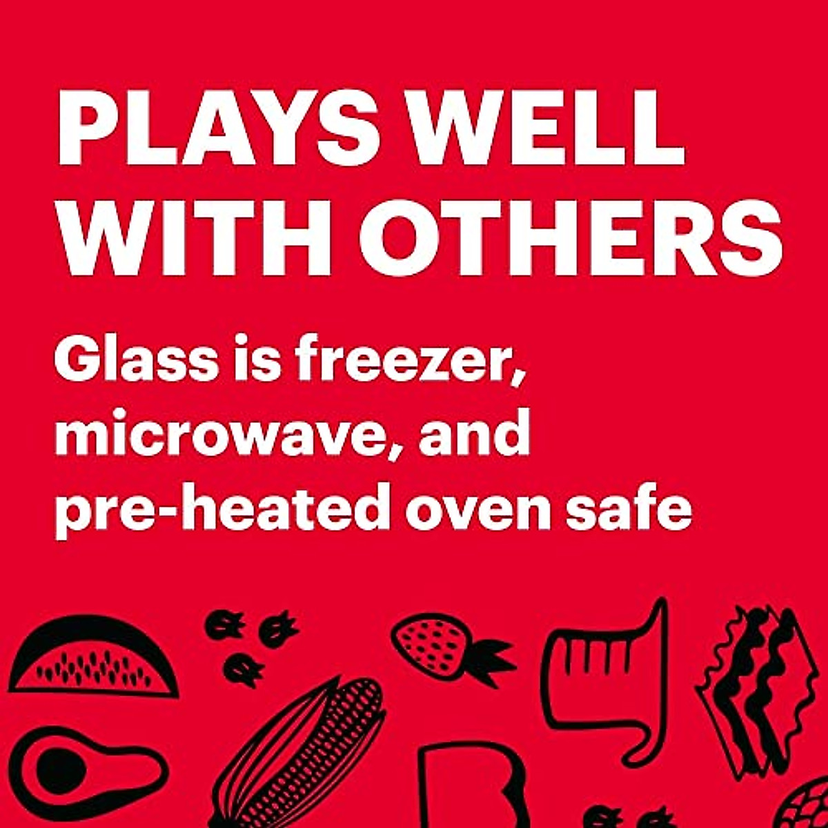 Pyrex Easy Grab 4-Piece Glass Baking Dish Set with Lids, 3-Qt & 2-Qt Glass Bakeware Set, Non-Toxic, BPA-Free Lids, Tempered Glass Bakeware Set