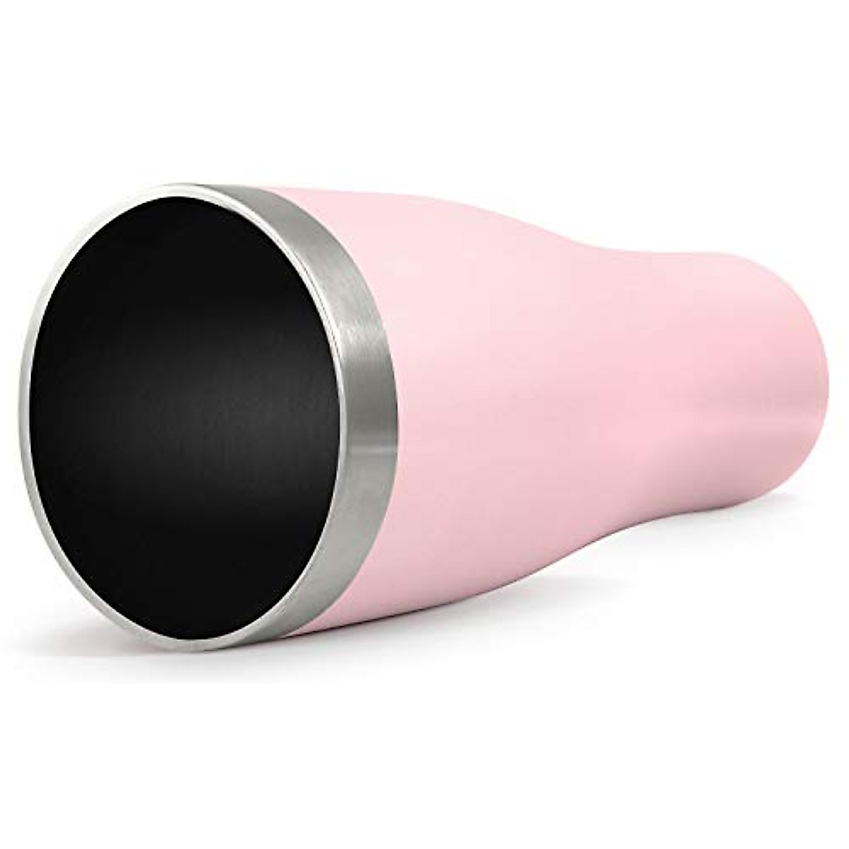 Simple Modern Tumbler with Clear Flip Lid and Straw | Reusable Insulated Water Bottle Stainless Steel Travel Mug | Slim Cruiser Collection | 32oz, Blush