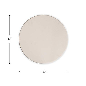 Royal Gourmet KSF1204 3 Piece Pizza Stone Set for Grill and Oven with 12-Inch Cordierite Stone, Peel and Pizza Cutter, Baking Tool