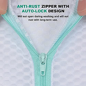 AnsFind Mesh Laundry Bags for Delicates 4Pack Small Durable Honeycomb Mesh Wash Bags Garment Bags for Laundry Washer and Dryer (1 M 16×20 Inch，2 S 12×16 Inch, 1 XS 10×12Inch)